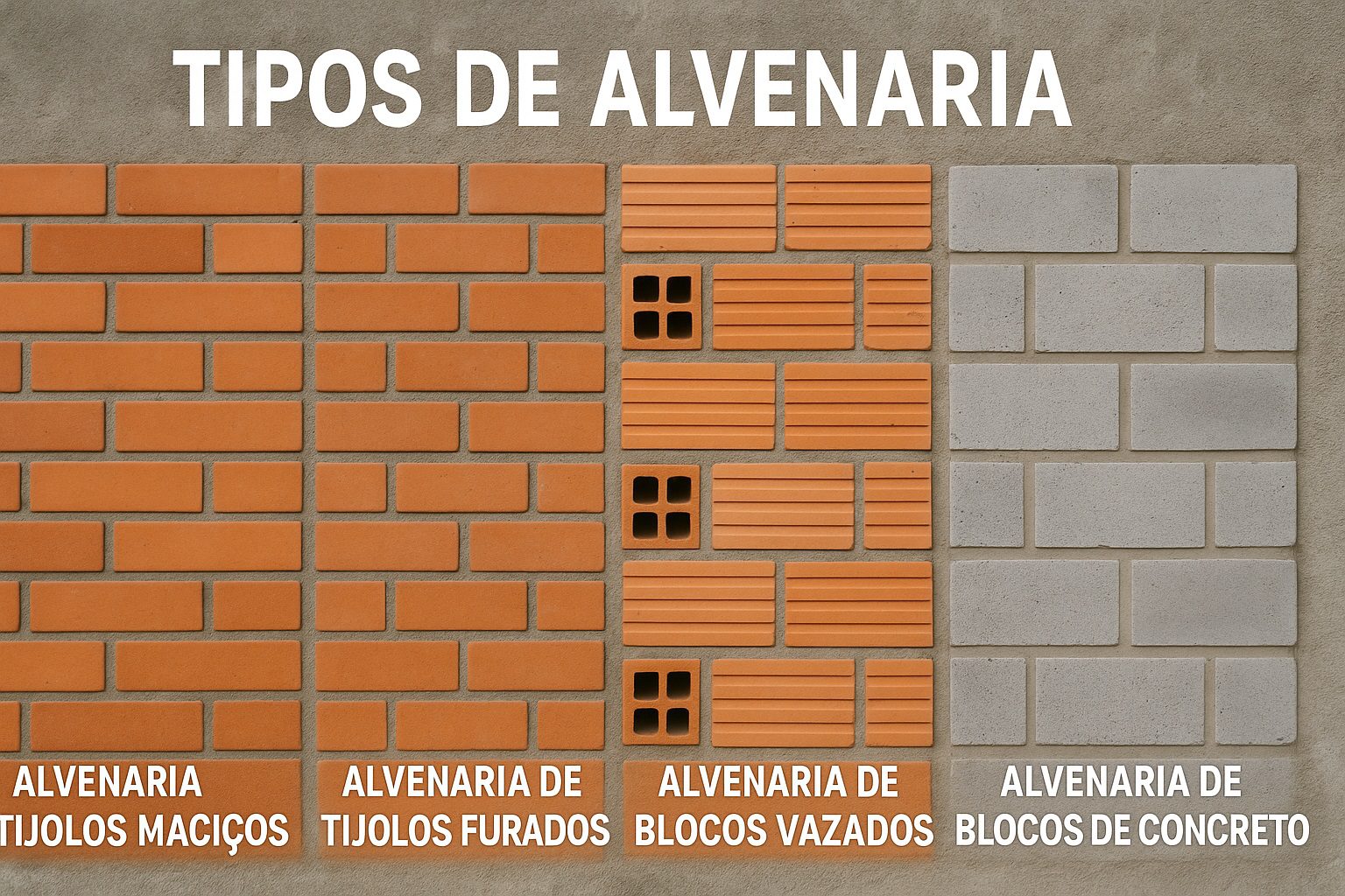 Tipos de Alvenaria: Técnicas Essenciais da Construção